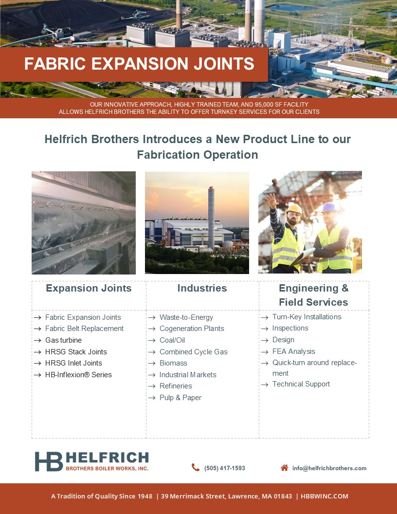 Service Sheets - Helfrich Brothers Boiler Works inc.