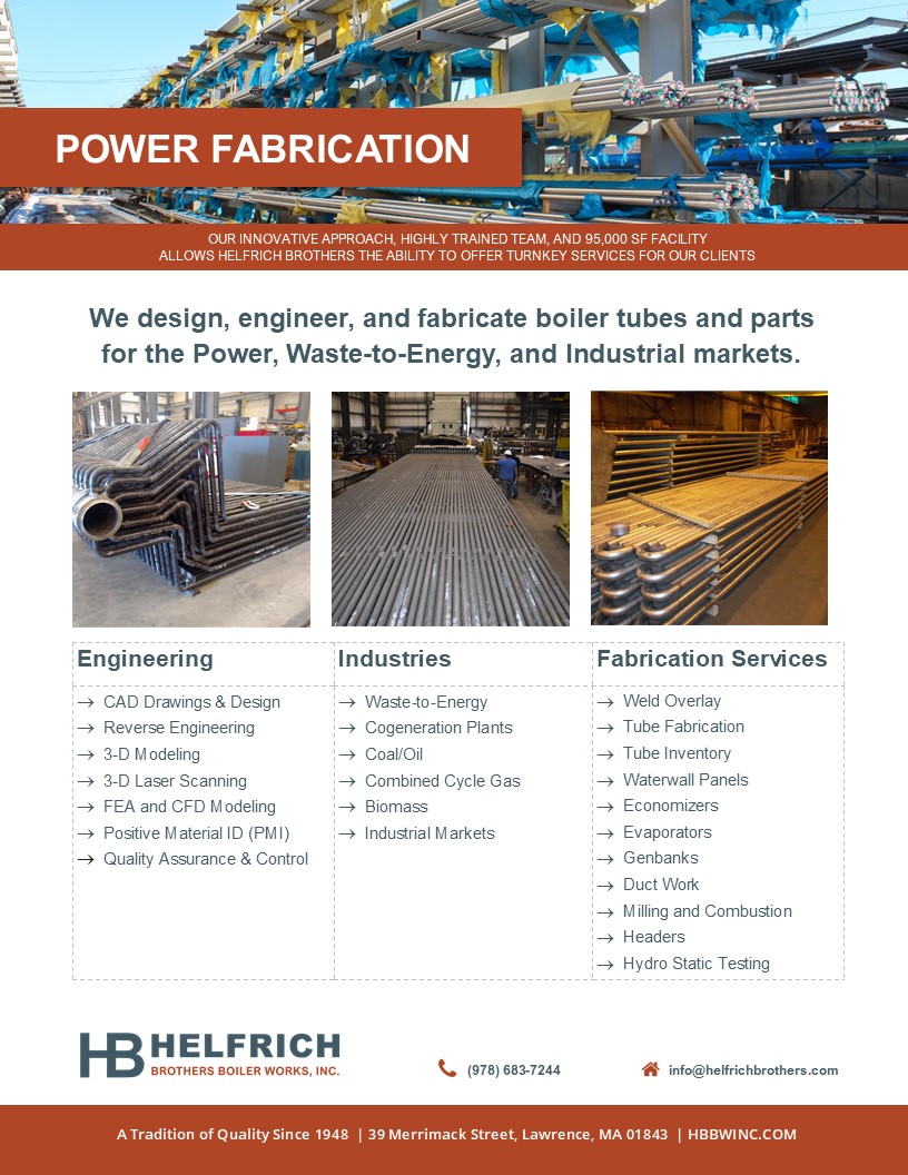 Service Sheets - Helfrich Brothers Boiler Works inc.